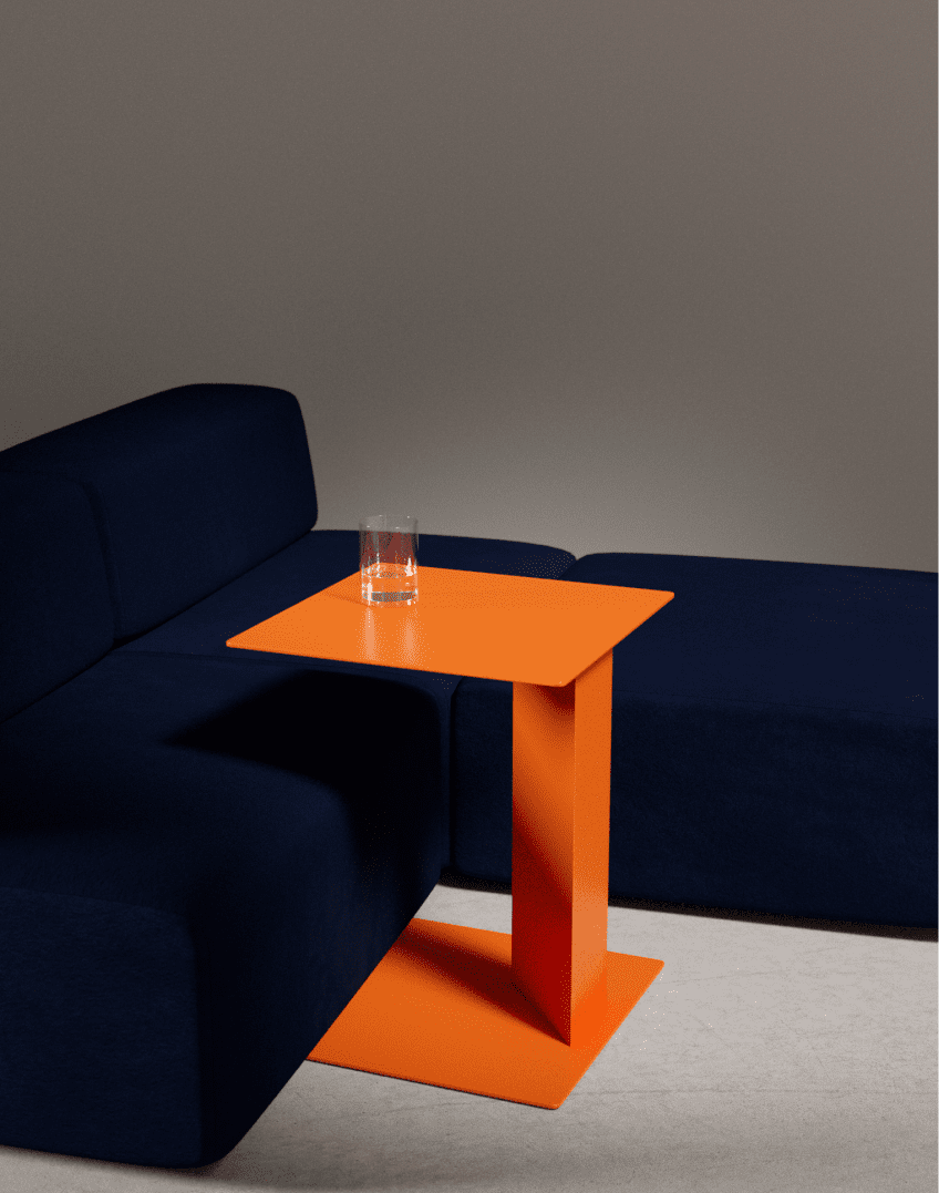 VERTICAL SIDE TABLE - Aesthetic Objects